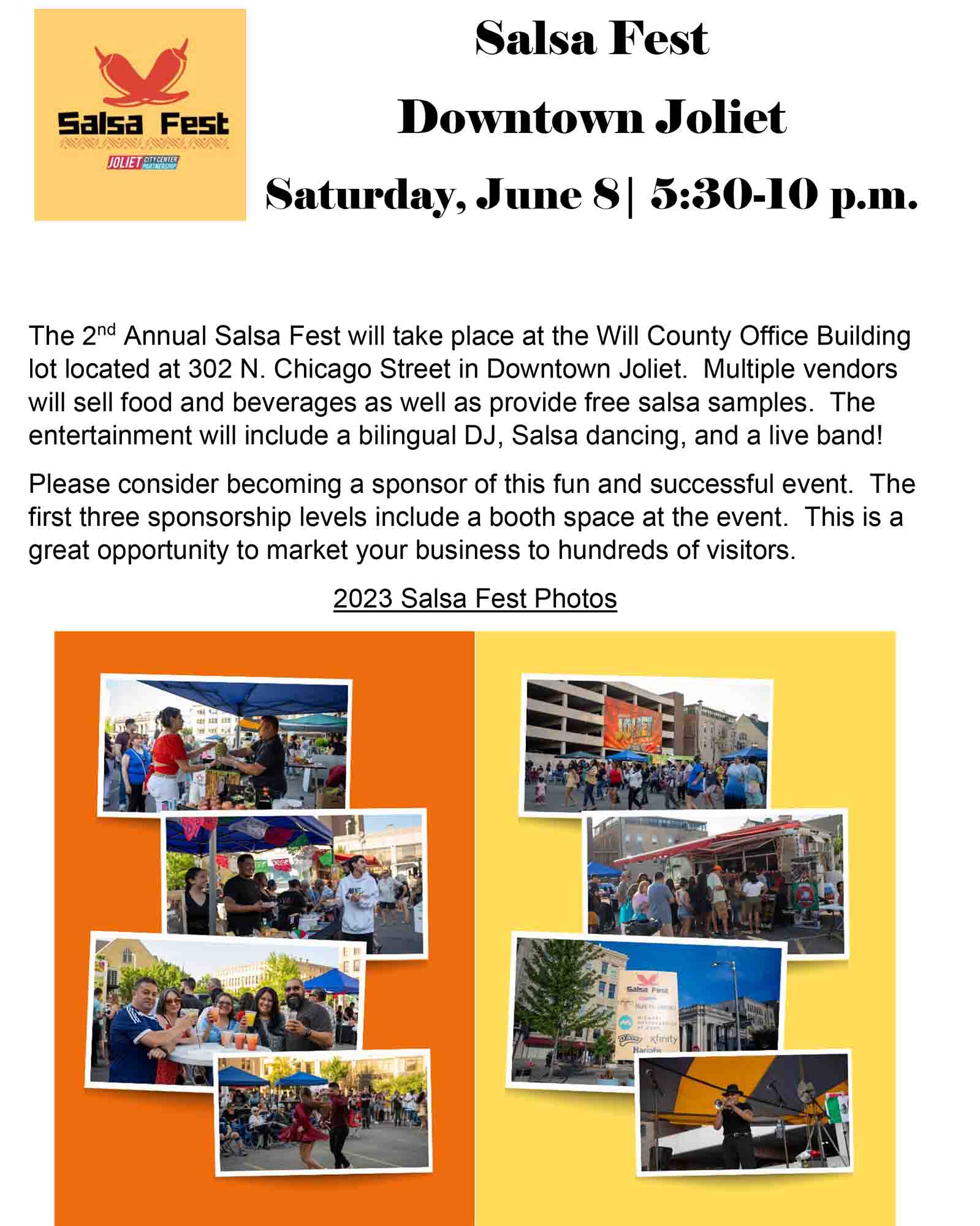 Salsa Fest – Joliet City Center Partnership