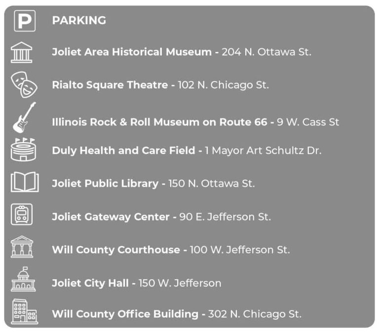 Downtown Map – Joliet City Center Partnership